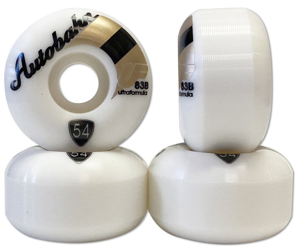 Autobahn Torus Ultra White 54mm 83b Skateboard Wheels – World Of Wheelcraft