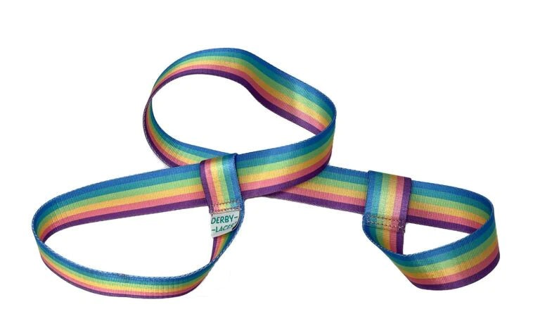 Derby Laces Pastel Rainbow Roller Skate Leash – World Of Wheelcraft