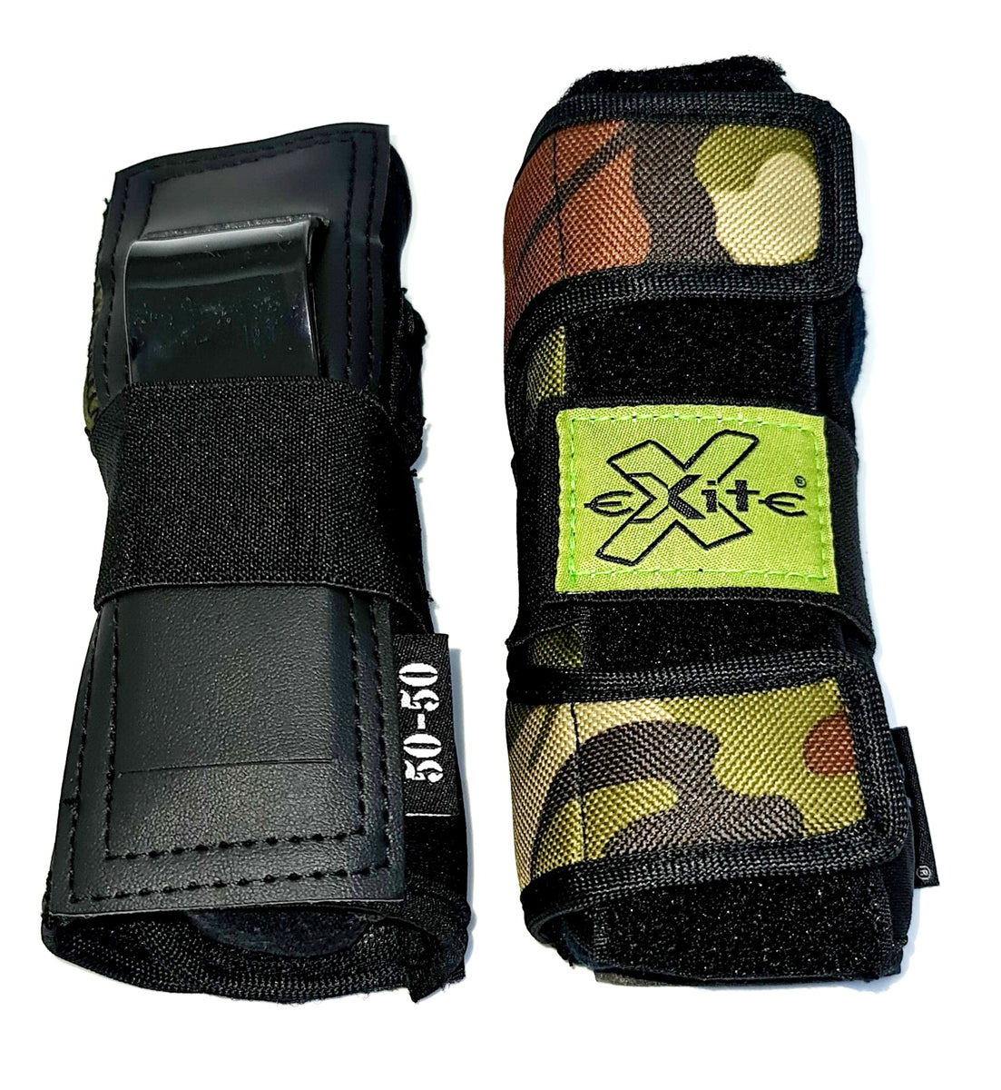 Exite 50-50 Camo Wrist Guards – World Of Wheelcraft