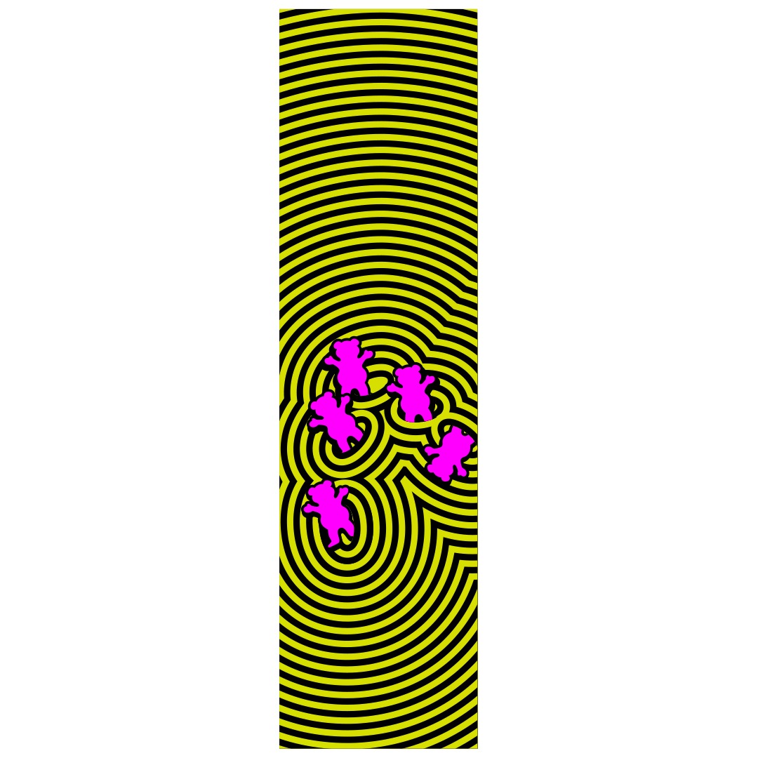 Grizzly Vortex Yellow Skateboard Griptape – World Of Wheelcraft