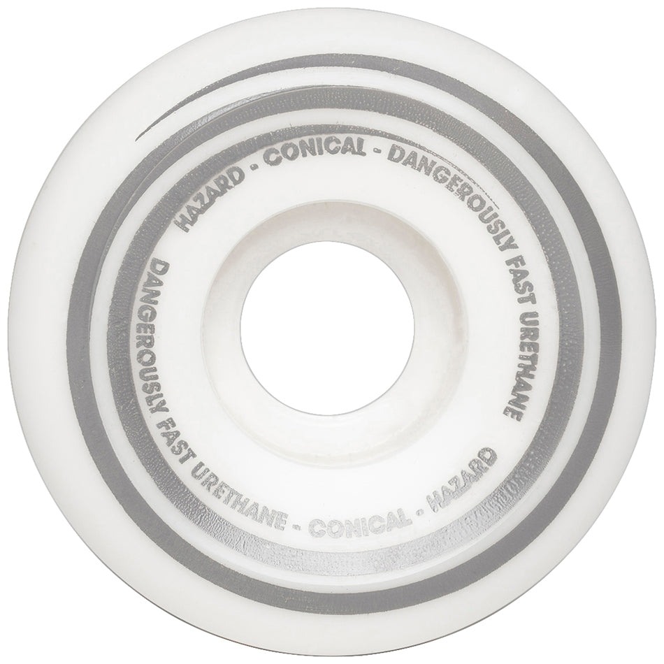 Hazard Radioactive CS Conical White 54mm 101A Skateboard Wheels – World ...