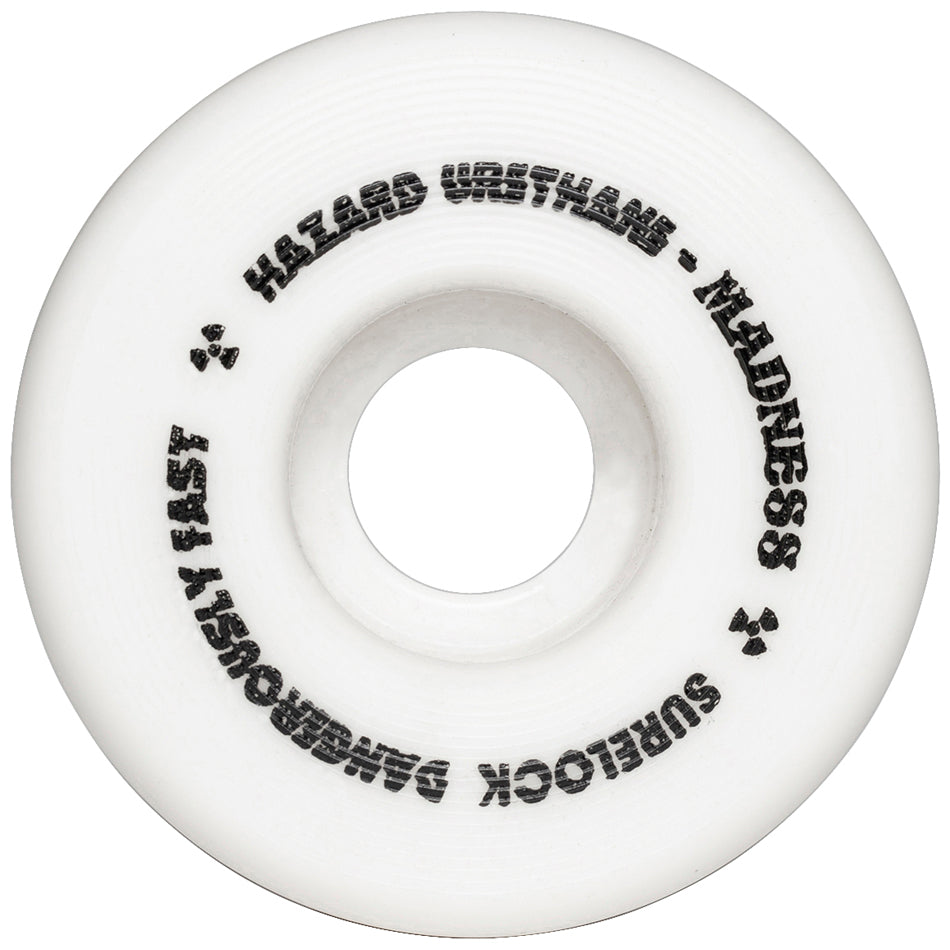 Hazard Sign CP+ Conical Surelock White 54mm 101A Skateboard Wheels ...
