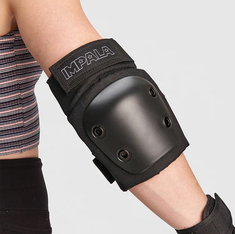 Impala Black Elbow Pads – World Of Wheelcraft