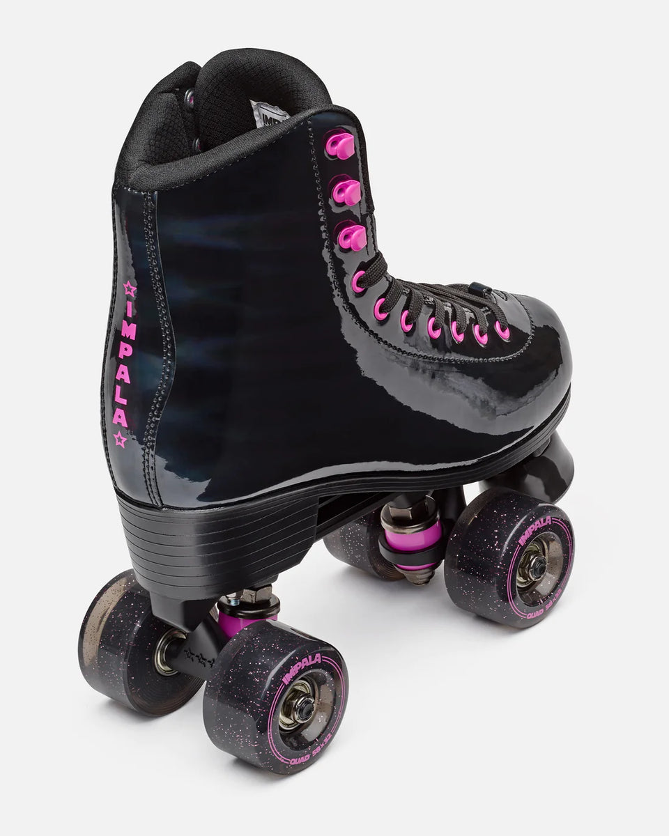 Impala Black Holographic Rollerskates – World Of Wheelcraft