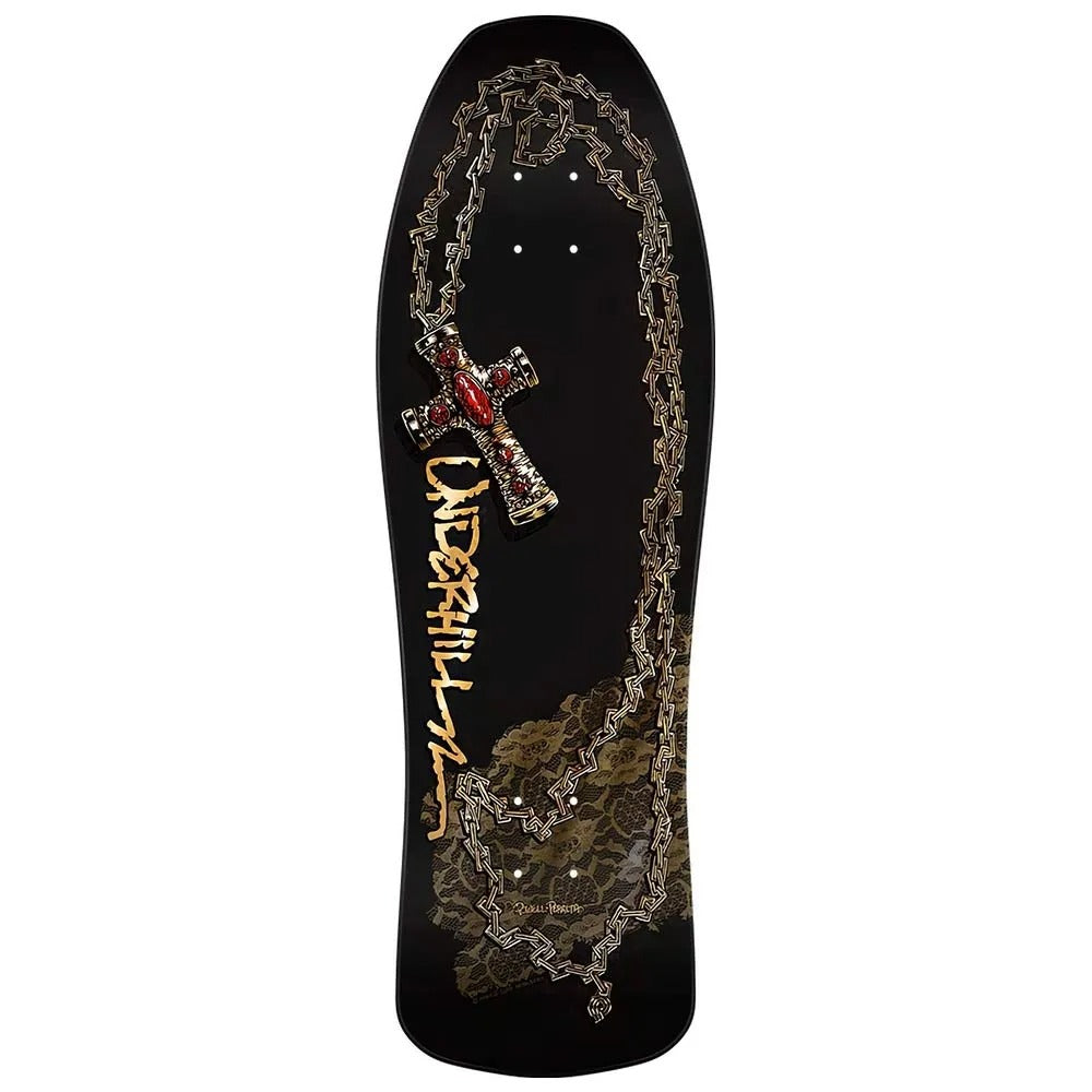 Powell Peralta Ray Underhill Cross Black Gold Foil 9.9 Skateboard Deck ...
