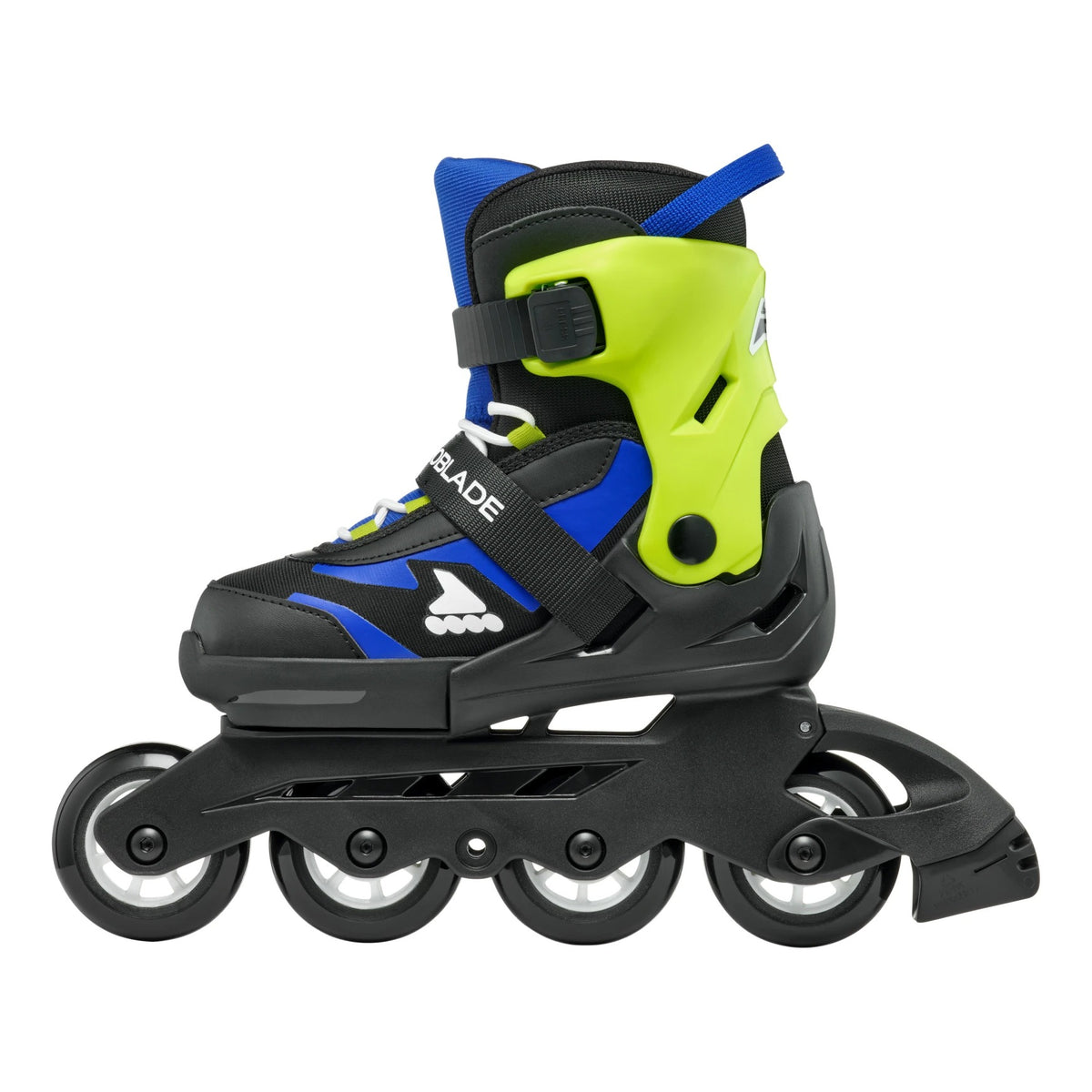 Rollerblade Microblade Black Blue Kids Rollerblades – World Of Wheelcraft