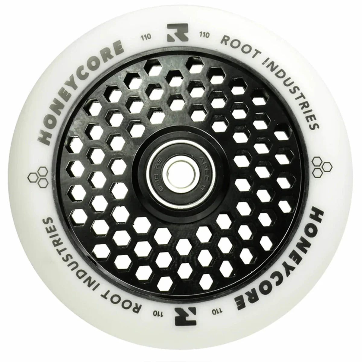Root Industries Honey Core 110mm White/Black Scooter Wheel Single ...