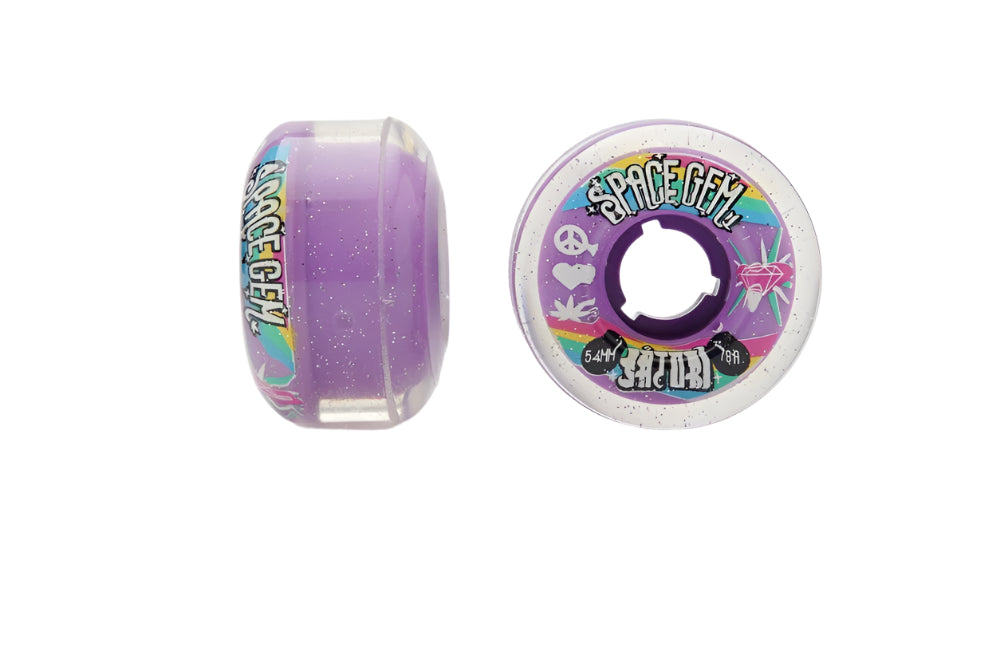 Satori Space Gem 54mm 78a Skateboard Wheels – World Of Wheelcraft