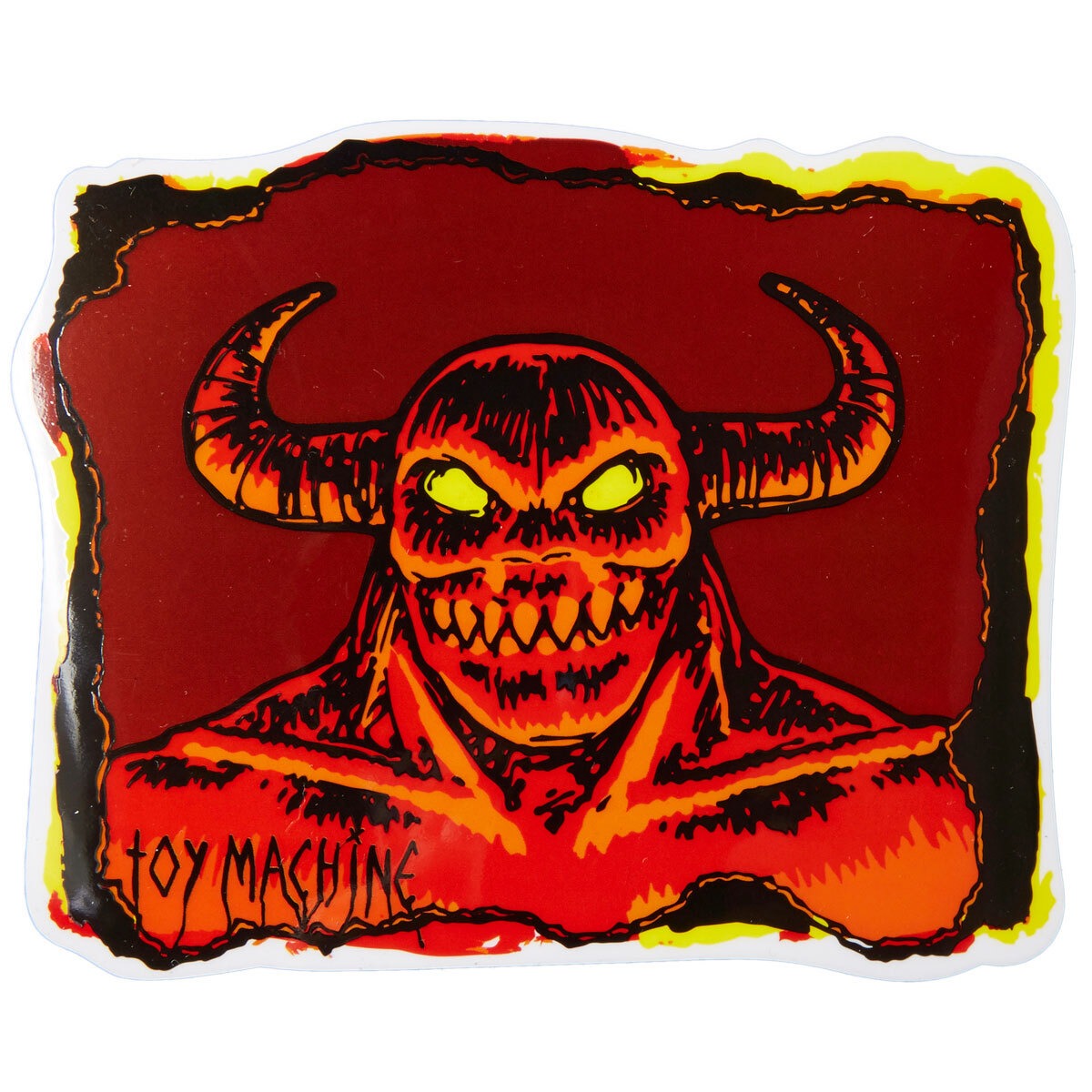 Toy Machine Hell Monster 4.5" Sticker Single – World Of Wheelcraft