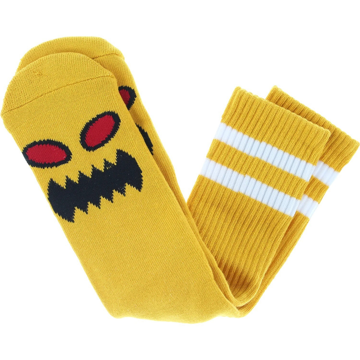 Toy Machine Monster Face Mustard Socks – World Of Wheelcraft