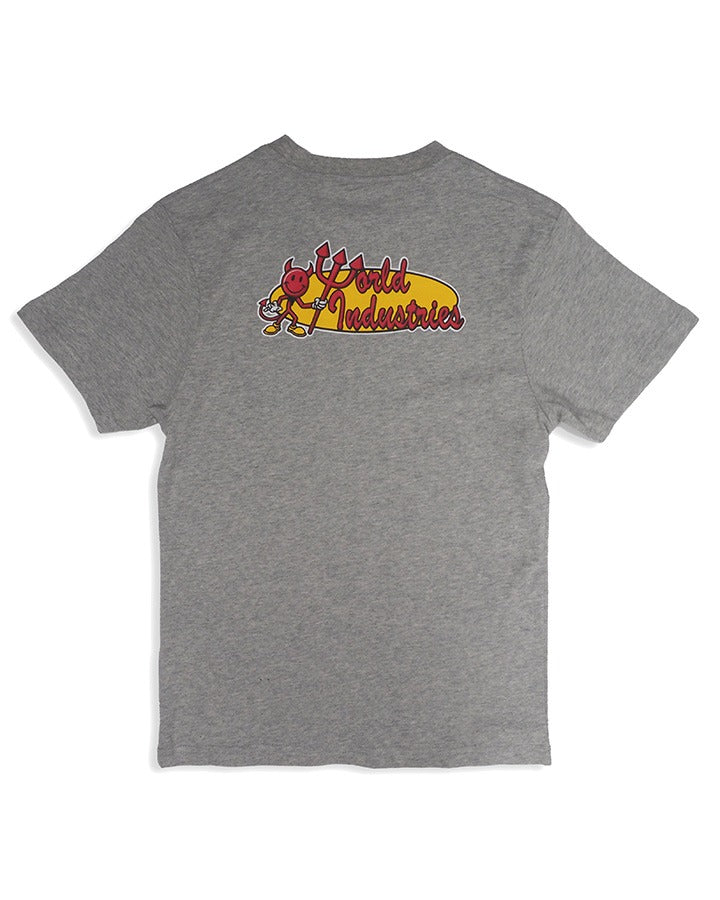 World Industries Devilman Grey Marble Youth Tee – World Of Wheelcraft
