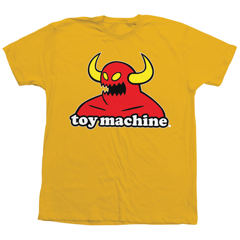 Toy Machine Monster Gold Tee – World Of Wheelcraft