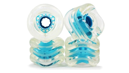 Shark Wheel California Roll Clear/Blue Hub 60mm/78a – World Of Wheelcraft