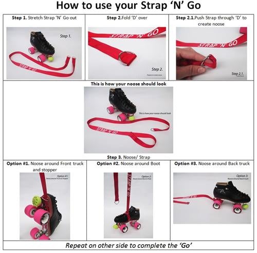 Strap N Go Jamaican Roller Skate Leash – World Of Wheelcraft