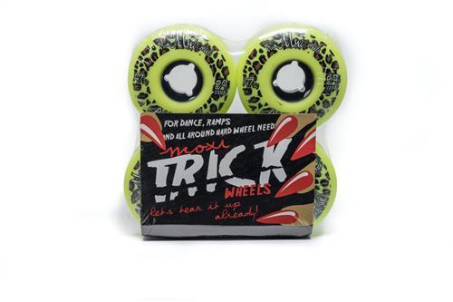 Moxi Trick Wheels 59mm/97a Green Leopard 4pk Rollerskate Wheels – World ...
