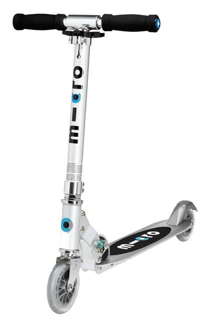Micro Sprite Silver Scooter – World Of Wheelcraft