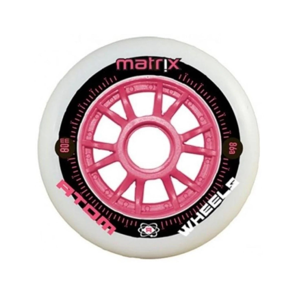 Atom Matrix Pink 80mm/86a 8 Pack Rollerblade Wheels – World Of Wheelcraft