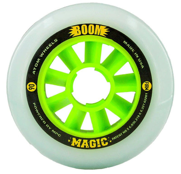 Atom Boom Magic 90mm/Firm Single Rollerblade Wheel – World Of Wheelcraft
