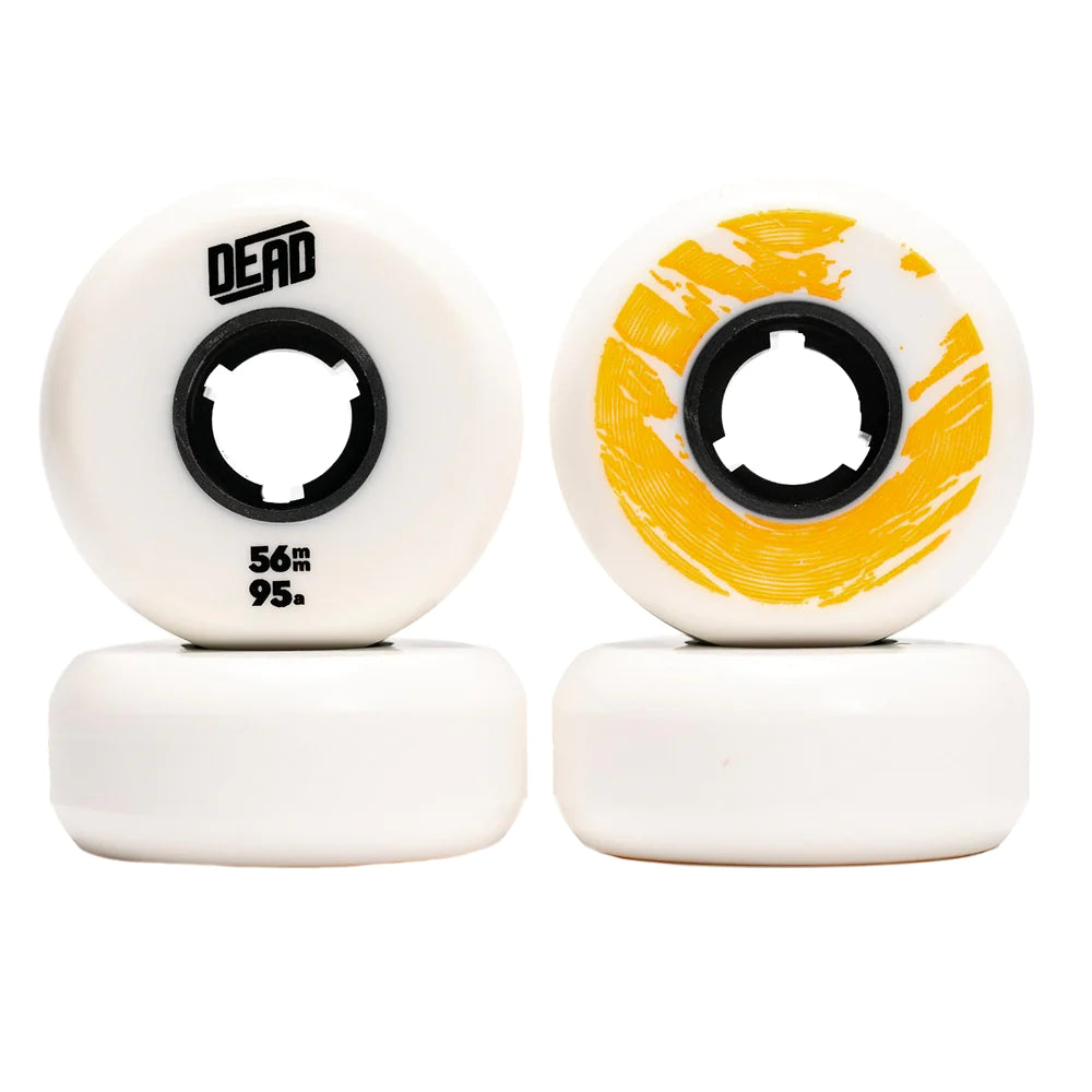 Dead Team 56mm White 4 Pack Rollerblade Wheels – World Of Wheelcraft