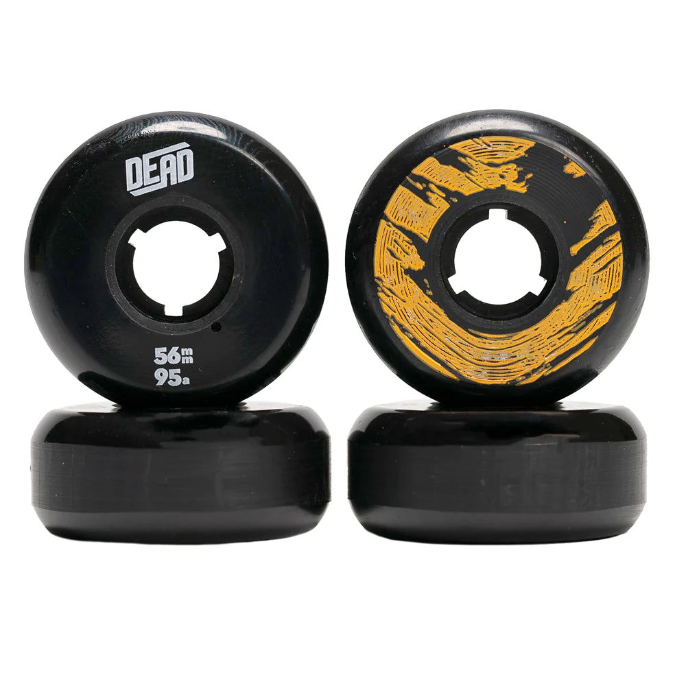 Dead Team 56mm Blk 4 Pack Rollerblade Wheels – World Of Wheelcraft