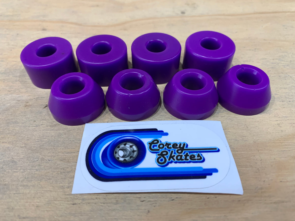 Corey Skates Purple 85a Rollerskate Bushings – World Of Wheelcraft
