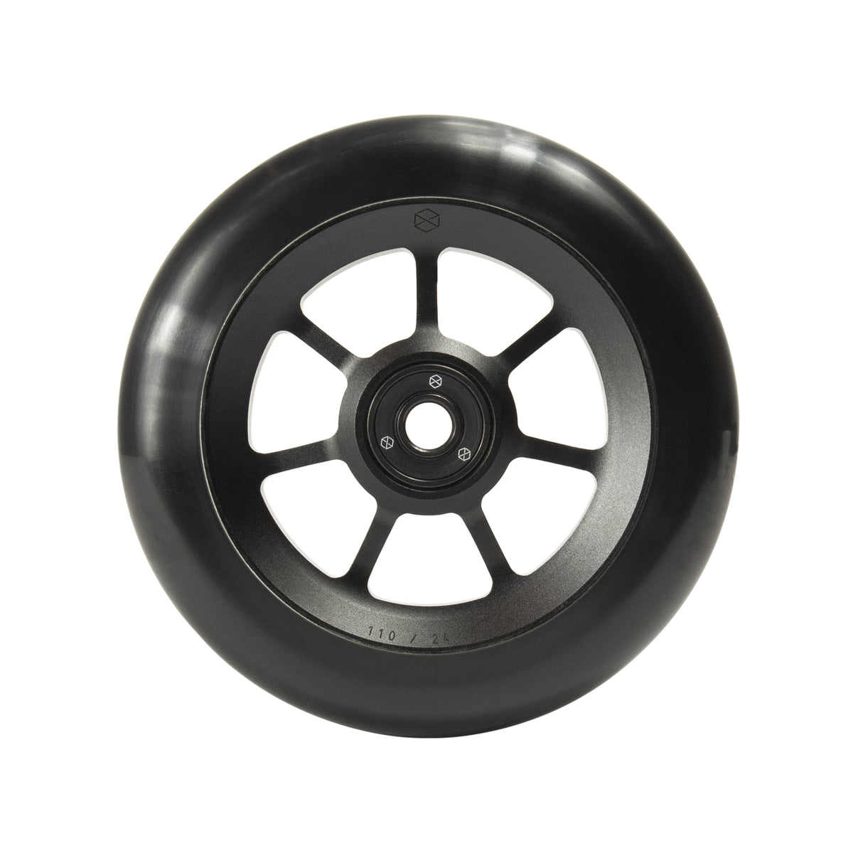 Native Profile Black 110 x 24 Scooter Wheel Single – World Of Wheelcraft