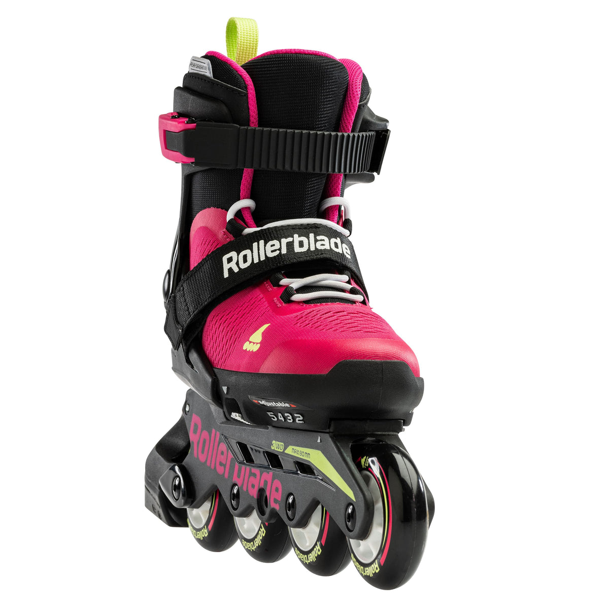 Rollerblade Microblade Pink/Light Green Rollerblades – World Of Wheelcraft