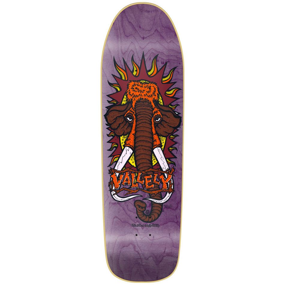 Heritage Vallely Mammoth Purple 9.5" Skateboard Deck – World Of Wheelcraft